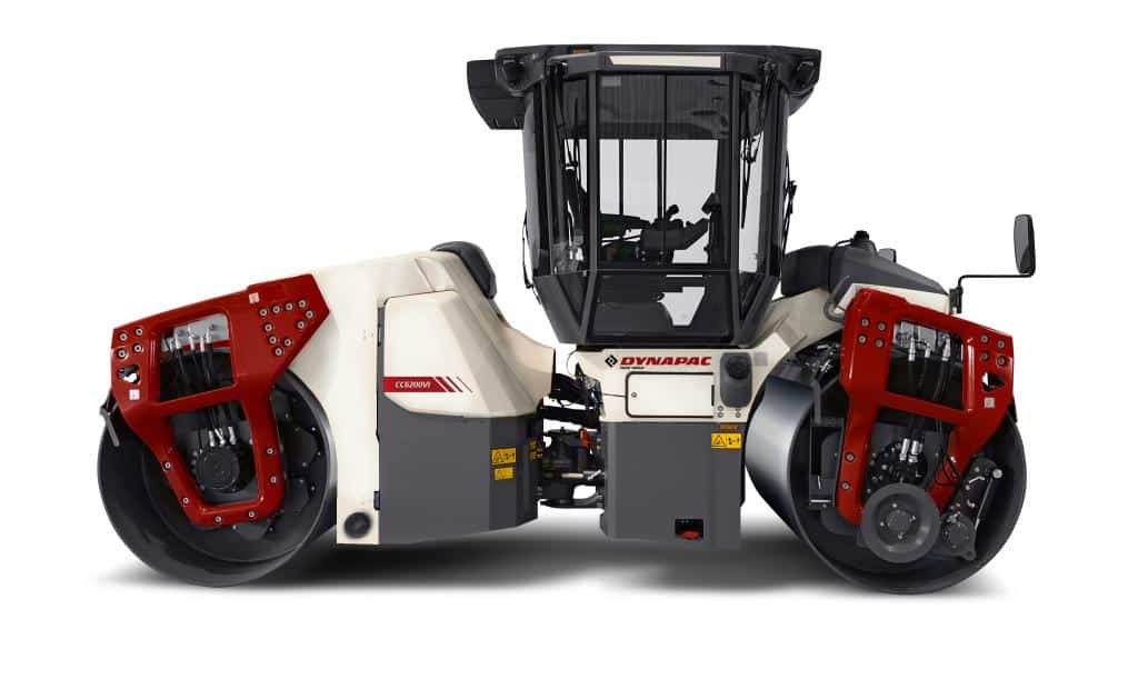 Rouleaux tandems pour les enrobés Dynapac CO4000 VI - Gilles Morel