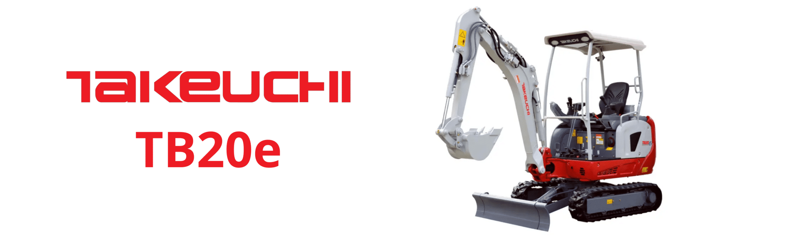 Takeuchi TB20e | Le mini pelle électrique révolutionnaire